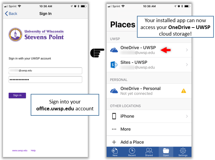 Office 365/OneDrive FAQs - Information Technology | UWSP